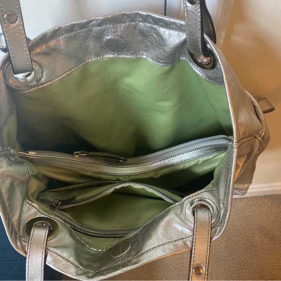 b. makowsky | Bags | Silver B Makowsky Tote Shoulder Bag | Poshmark